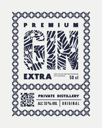 Gin Label Template Vector Images (over 620)