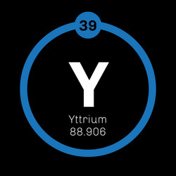 Periodic Table Element Yttrium Vector Images (41)