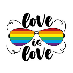 Lgbtq hearts collection pride month Royalty Free Vector