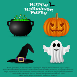 Halloween poster Royalty Free Vector Image - VectorStock