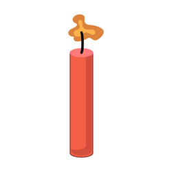 Cartoon dynamite and tnt explosives with timer Vector Image