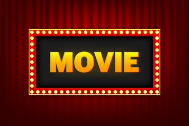 Light bulbs vintage neon glow banner frame Vector Image