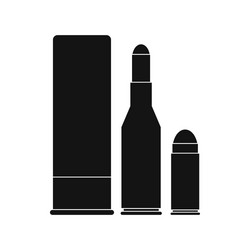 Shotgun shell icon icon cartoon Royalty Free Vector Image