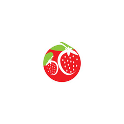 Strawberry icon Royalty Free Vector Image - VectorStock