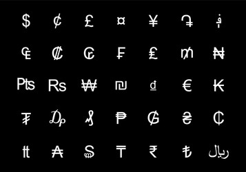 Keyboard symbol set Royalty Free Vector Image - VectorStock
