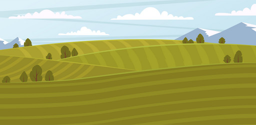 Farm landscape Royalty Free Vector Image - VectorStock