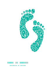 Footprint Font Alphabet Vector Images (over 380)