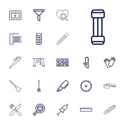 22 tool icons Royalty Free Vector Image - VectorStock