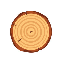 Cartoon stacked trunks wooden trunk cutting tree Vector Image