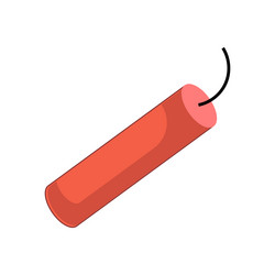 Cartoon dynamite and tnt explosives with timer Vector Image