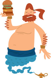 Cartoon Genie Vector Images (over 1,000)