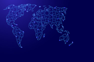 Africa Map Puzzle Vector Images (61)