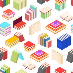 Seamless book background Royalty Free Vector Image