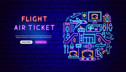 Ticket Banner Flight Vector Images (over 3,400)