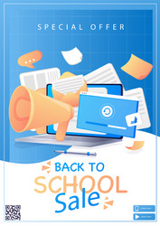 Back to school the first day Royalty Free Vector Image