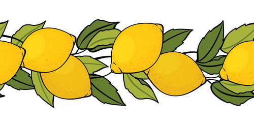 Lemon border Vector Images & Graphics for Commercial Use | VectorStock