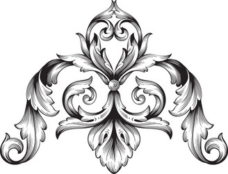 Baroque Vine Motif Vector Images (over 3,400)