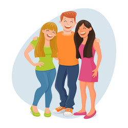 Three Friends Together Animated