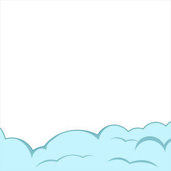 Cloud header footer Royalty Free Vector Image - VectorStock
