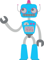 Pink Robot Toy Vector Images (over 320)