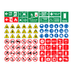 Prohibition sign icon set for public park Vector Image