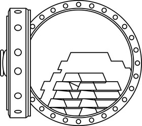 Bank Vault Drawing