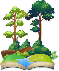 Trees and Stream Vector Images (over 3,900)