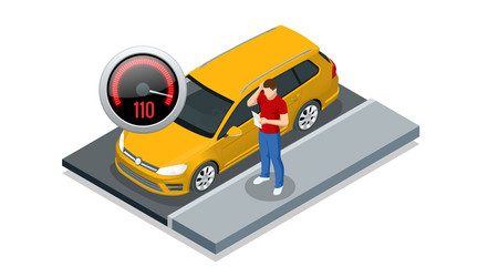 Traffic Policeman with Radar Vector Images (over 110)