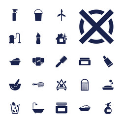 Clean icons Royalty Free Vector Image - VectorStock