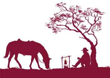 Cowboy Campfire Vector Images (over 130)