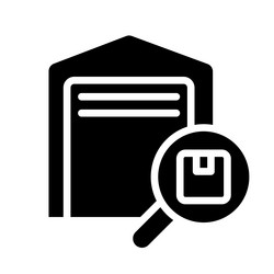 Inventory Stock Icon Vector