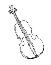 Fiddle Drawing