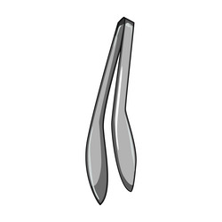 Braai tongs hand cartoon Royalty Free Vector Image