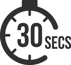 90 minutes timer stopwatch or countdown icon time Vector Image
