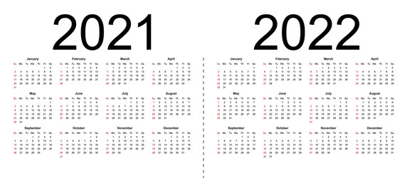 Simple desk calendar for june 2021 week starts Vector Image