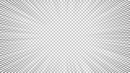 Black comic book transparent background Royalty Free Vector