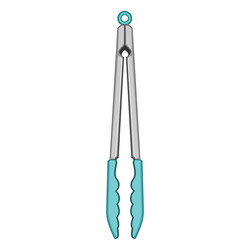 Tong tongs hand cartoon Royalty Free Vector Image