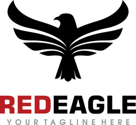 Red eagle logo Royalty Free Vector Image - VectorStock