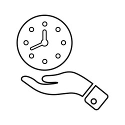 Save time icon Royalty Free Vector Image - VectorStock