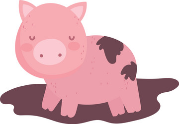 Pig in Mud Vector Images (over 480)