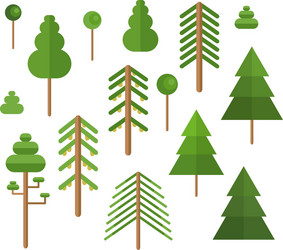 Funky trees Royalty Free Vector Image - VectorStock