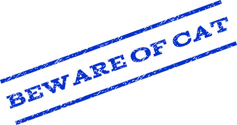 Cat stamp watermark Royalty Free Vector Image - VectorStock