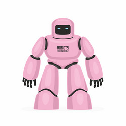 Pink Robot Toy Vector Images (over 320)
