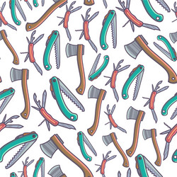 Work tools seamless pattern Royalty Free Vector Image