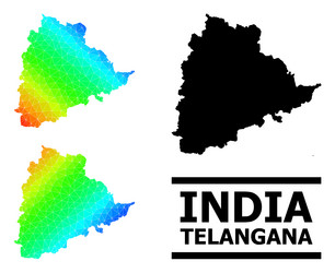Map State Telangana Vector Images (over 370)
