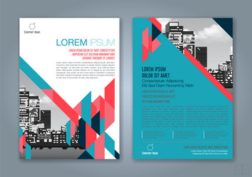 Financial report concept business background Vector Image