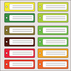 Cool labels Royalty Free Vector Image - VectorStock