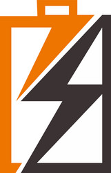 Battery low charging Royalty Free Vector Image