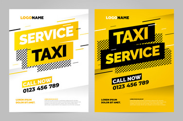 Layout Taxi Flyer Vector Images (over 130)