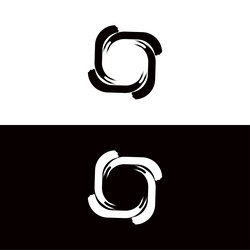 Round circular banner frames borders circle logo Vector Image